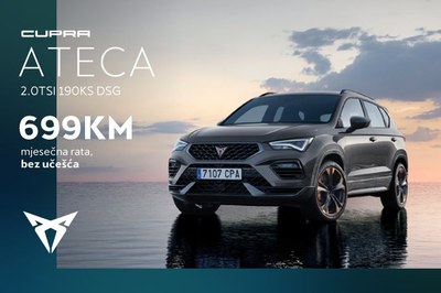 Porsche Inter Auto BH d.o.o. Sarajevo | CUPRA Ateca za 699KM mjesečno!